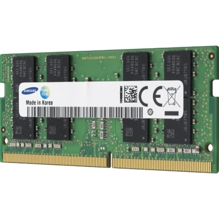 Memorie Notebook Samsung, 8GB DDR4, 3200 MHz, sodimm, bulk, 1Rx8, 260 pini, PC4-25600 ...