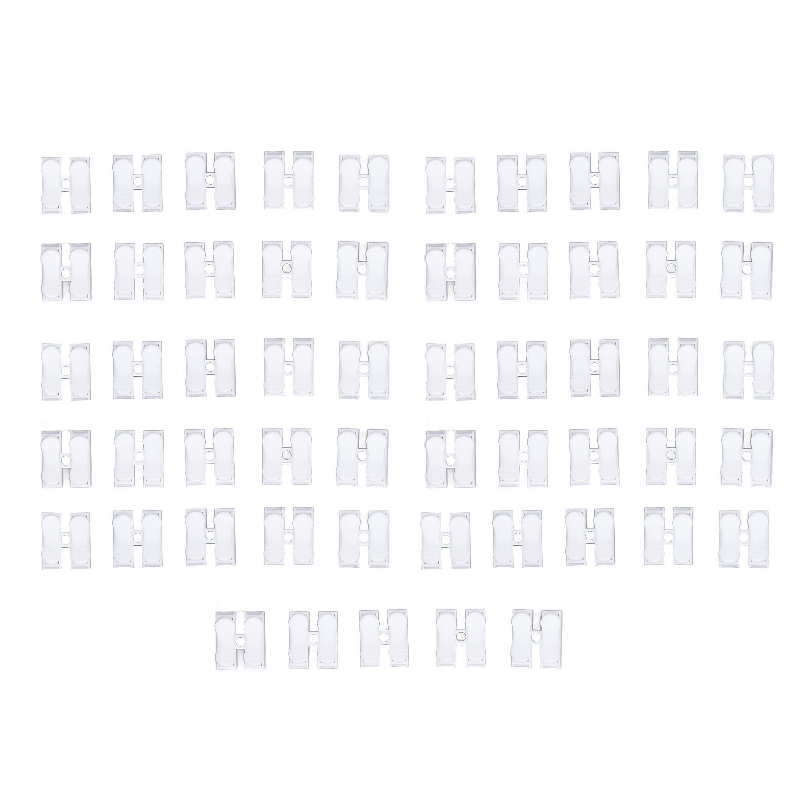 55 buc. Conector cablu rapid cu impingere cu 2 pini Terminal cu clema ...