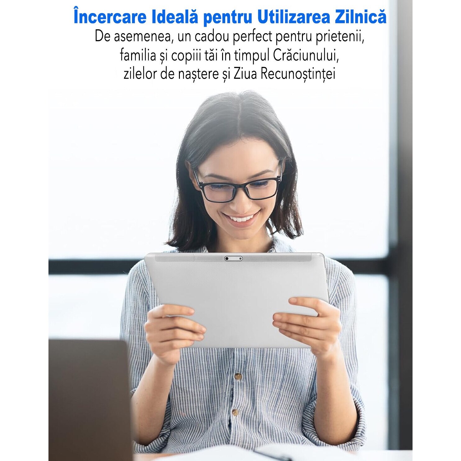 Tableta 10 inci, niuniutab, Cu SIM, Android 13, 6GB RAM+128GB ROM ...