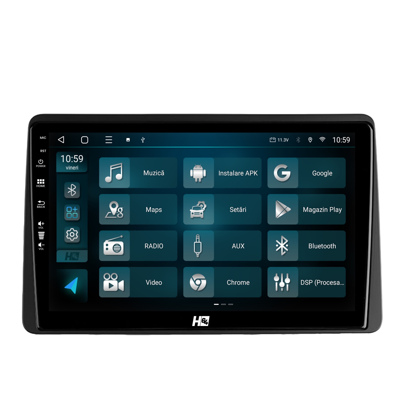 Navigatie Dacia Duster (2018-2021), 2GB RAM, 64GB ROM, Android, GPS, Wi ...