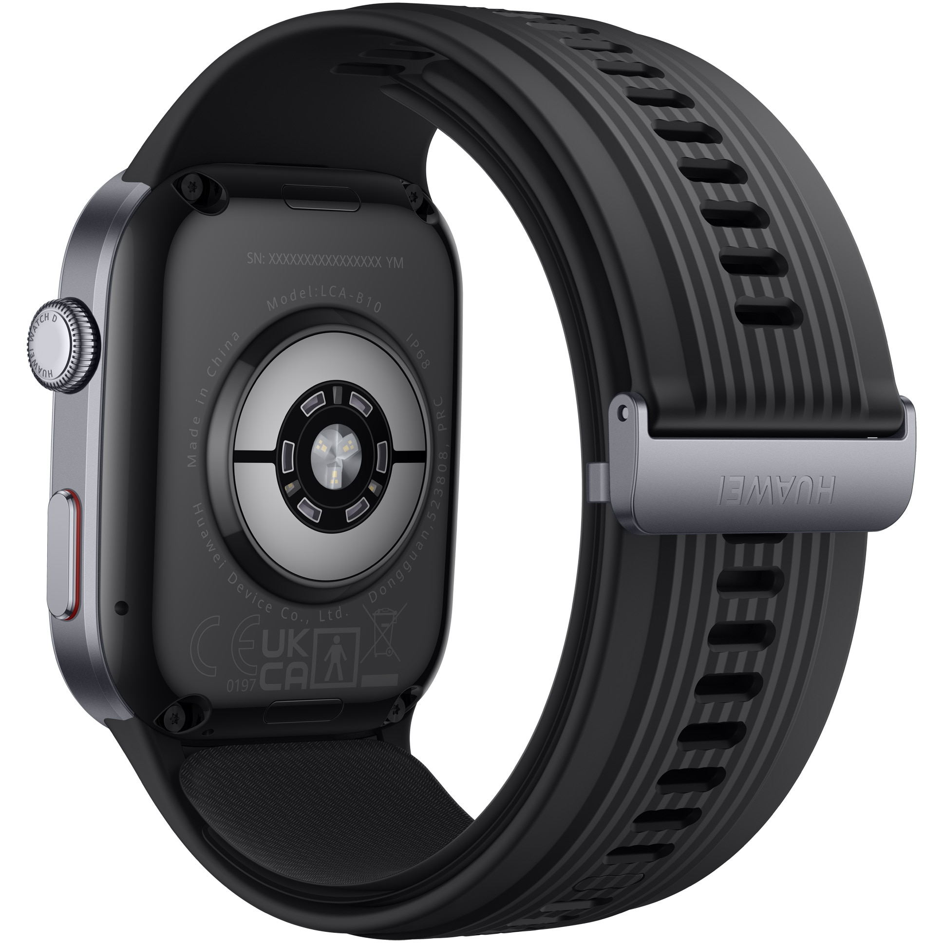 Смарт часовник Huawei Watch D2, Black aluminum alloy Case, Black ...