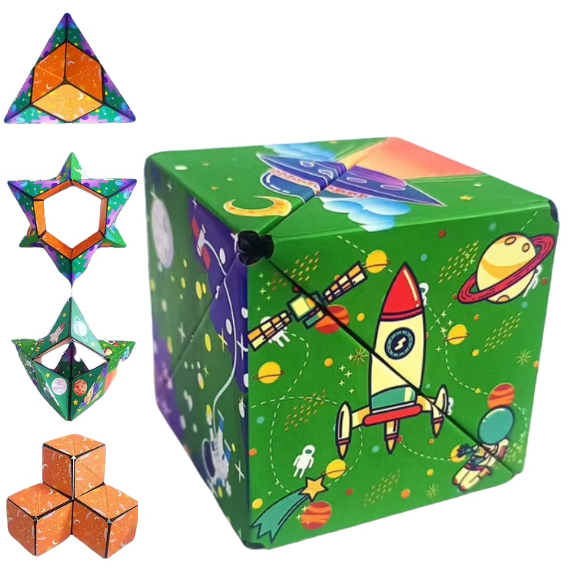 Cub Rubic, Magic Cube 72 Forme, Creative, Roket - eMAG.ro