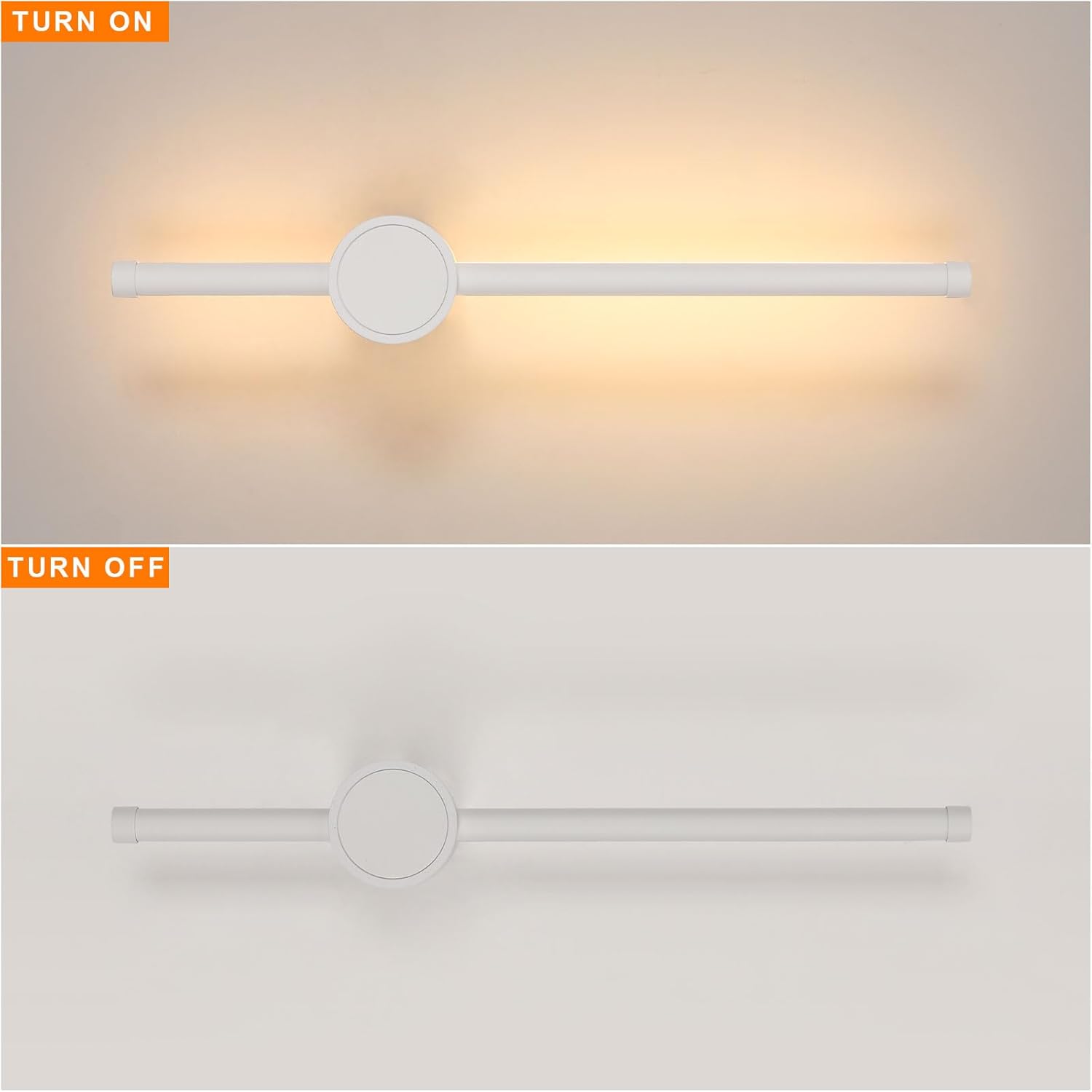 Lampa Led De Perete, Toolight, 8w, 3000k, Rotativ 360°, Alb, 40cm ...