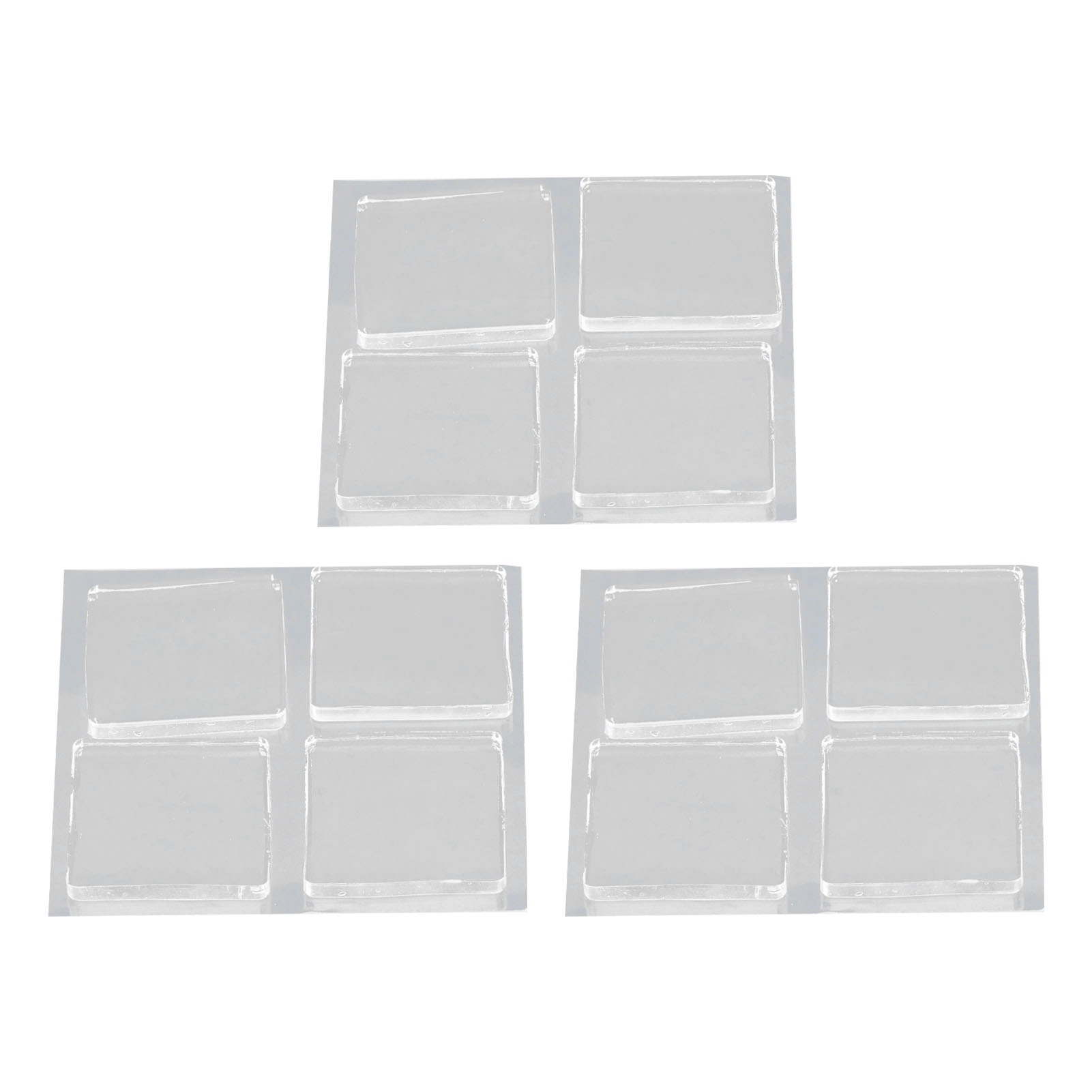 Set 12 bucati pad-uri anti-coliziune transparente, autoadezive, pentru ...