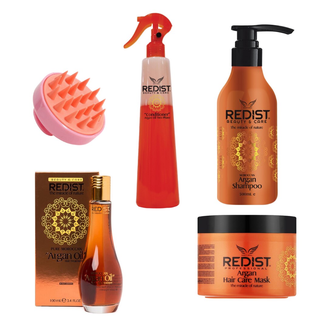 Pachet Par Uscat si Cret: Sampon 500 ml, Masca 500 ml, Ulei 100 ml ...