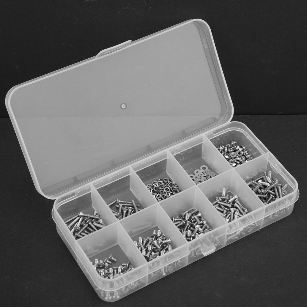 Set de 600 de suruburi din inox M2, Enforose, rezistente la rugina ...