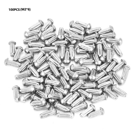 Set 100 nituri Fokelyi, inox, M2x6, argintiu - eMAG.ro