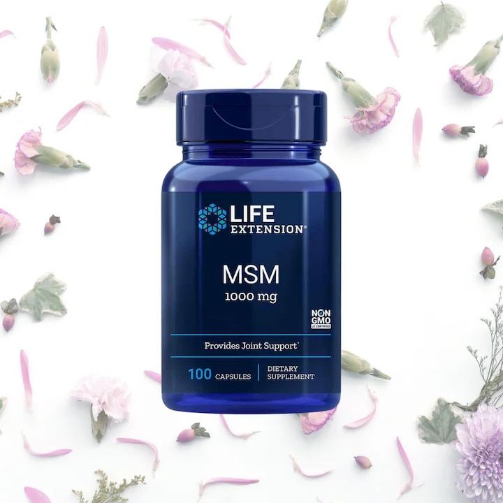 MSM metil-szulfonil-metán, Life Extension, 1000 mg, 100 kapszula - eMAG.hu