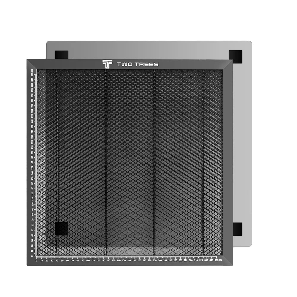Masa de lucru pentru gravare laser, 400x400mm, constructie din aluminiu ...