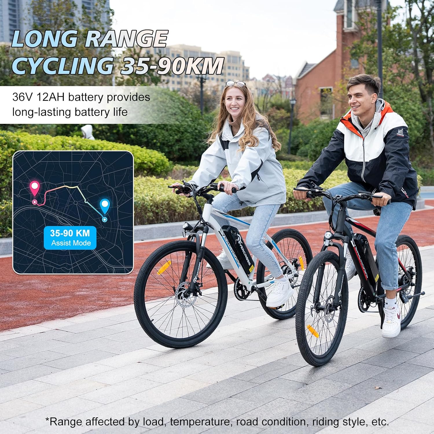 Evercross EK15 elektromos kerékpár, 36V 12AH, 250W, Shimano 7 sebesség ...