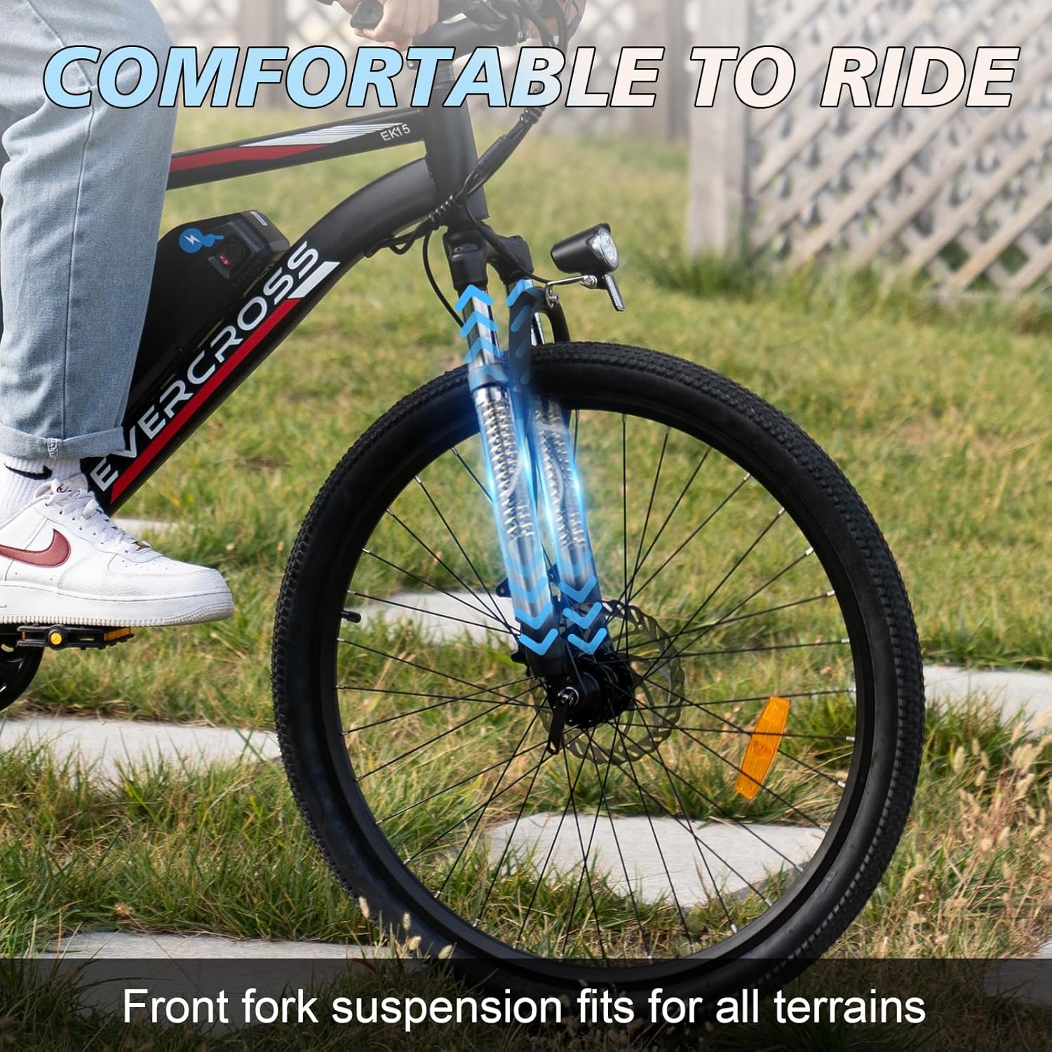 Evercross EK15 elektromos kerékpár, 36V 12AH, 250W, Shimano 7 sebesség ...