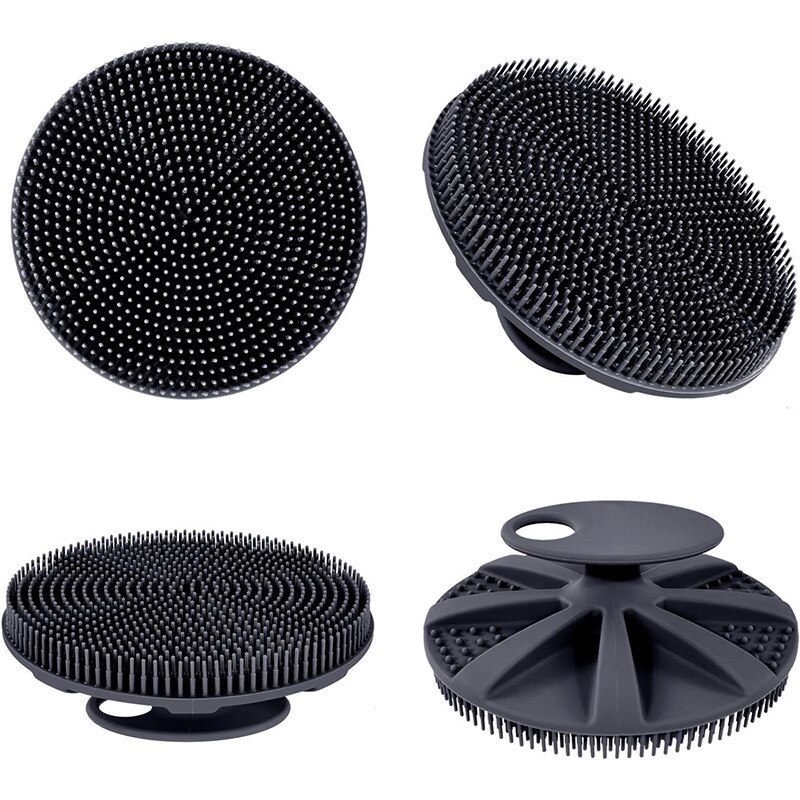 Set 2 bucati Burete de baie din silicon moale, Luoistu, igienic, pentru ...