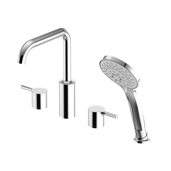 Set baterie cu para dus, American Standard, cupru, montat pe perete ...