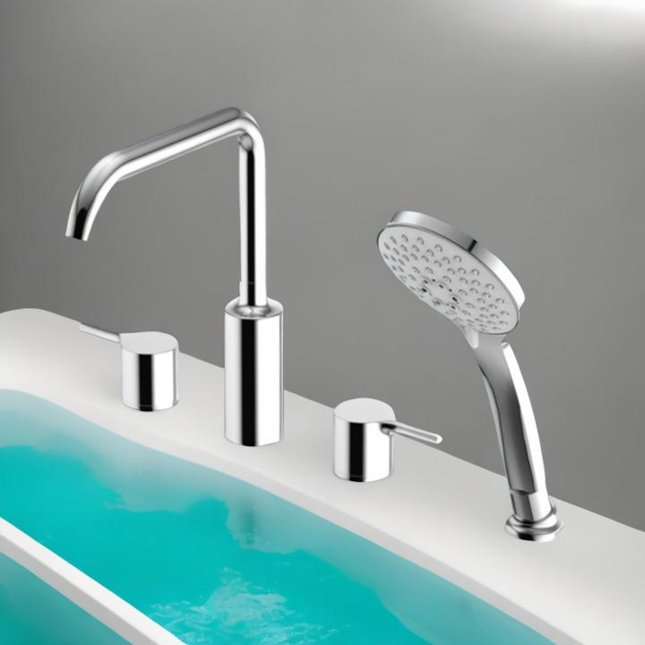Set baterie cu para dus, American Standard, cupru, montat pe perete ...