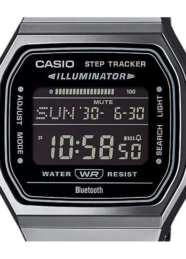 Ceas Casio ABL-100WEGG-1BEF, unisex, quartz, negru, 10 ATM, digital ...