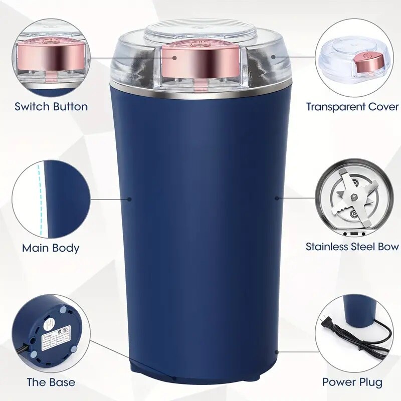 Mini Blender Electric, Easy Mix，Masina electrica de tocat boabe de ...