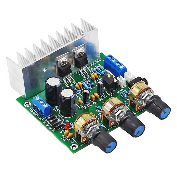 Amplificator audio stereo 2x15W cu TDA2030A - eMAG.ro