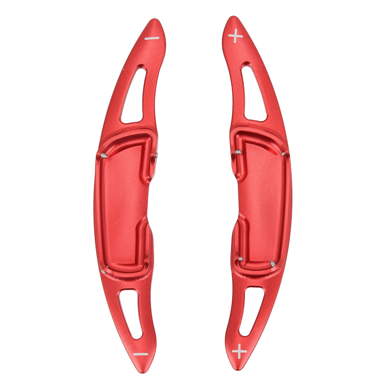 Extensii pentru padele volan auto, Mmgoqqt, set 2 buc, aluminiu, rosu ...