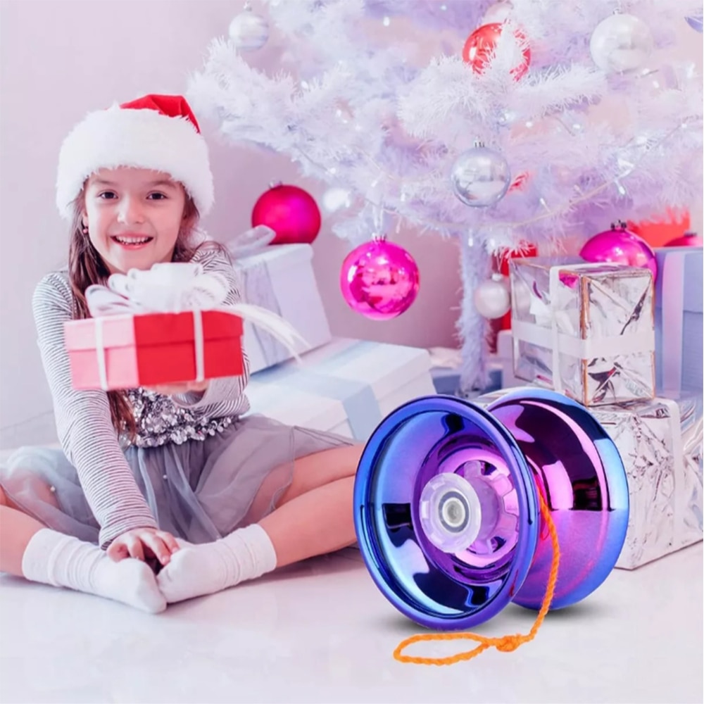 Set 2 Yo-Yo JESWO, Coordonare Mana-Ochi, Aluminiu/Silicon, Violet, 4x5 ...