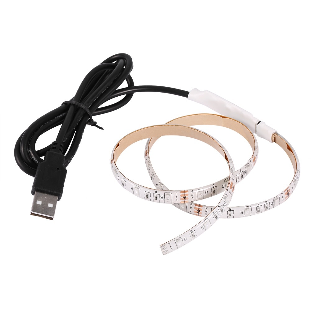 LED szalag 50CM 30 LED RGB dekorációhoz, USB kábellel, TV ...