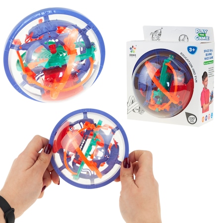 Labirint 3D inteligent, 14cm, joc de dexteritate, multicolor - eMAG.ro