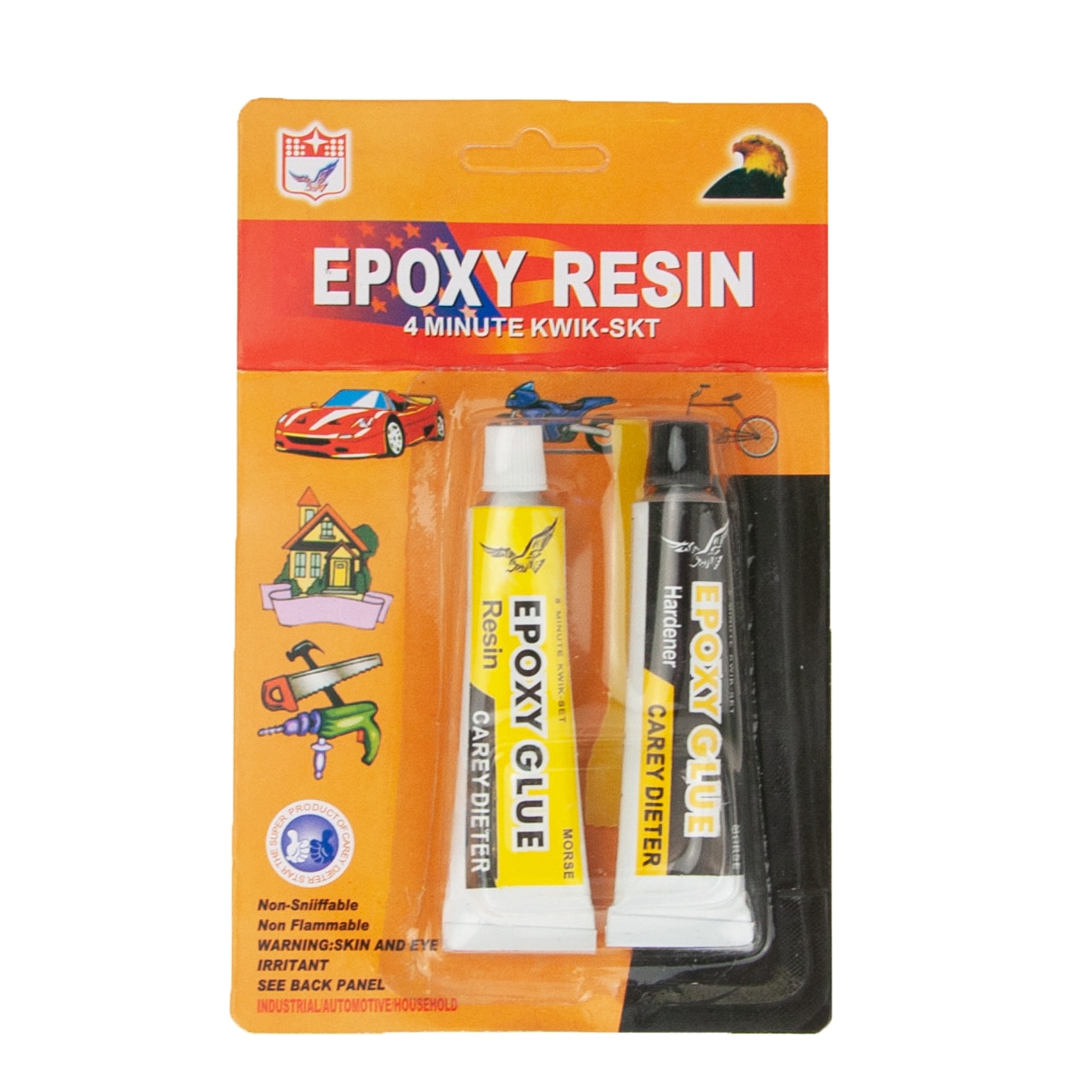 Adeziv epoxidic bicomponent, 56g, rezistent la apa si ulei - eMAG.ro