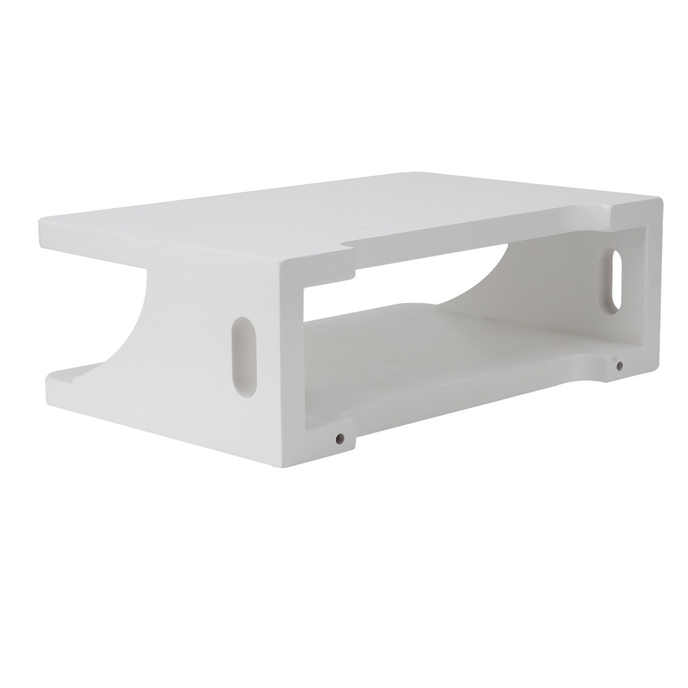 Rafturi montate pe perete Jormftte, pentru set-top box si router, alb ...