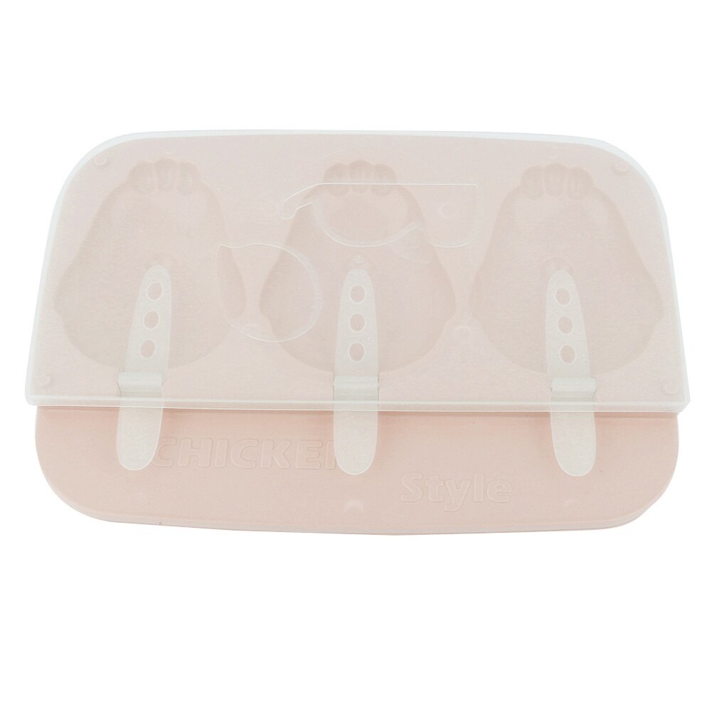 Forma prajituri, maker inghetata, design pui, capac transparent, roz ...