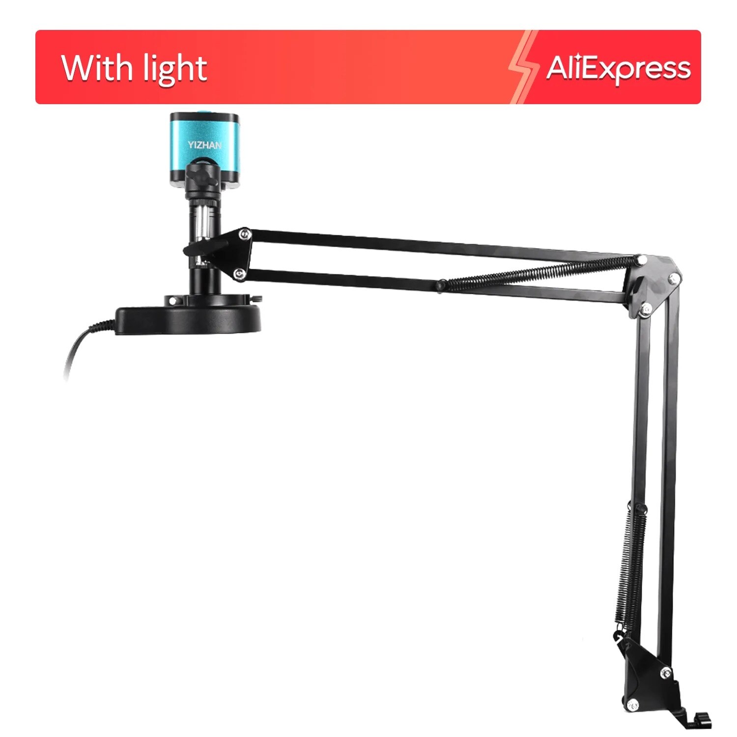 Camera microscop digitala, 48MP, 150X, set complet cu iluminare, 195g ...