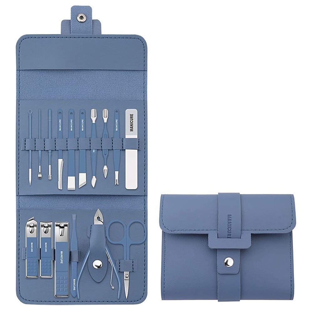 Set unghiere si clesti manichiura & pedichiura, kit de unghii colorat ...