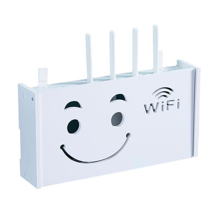 Raft suport router wireless, SINBINTA, Design Hollow-Out, raceste si ...