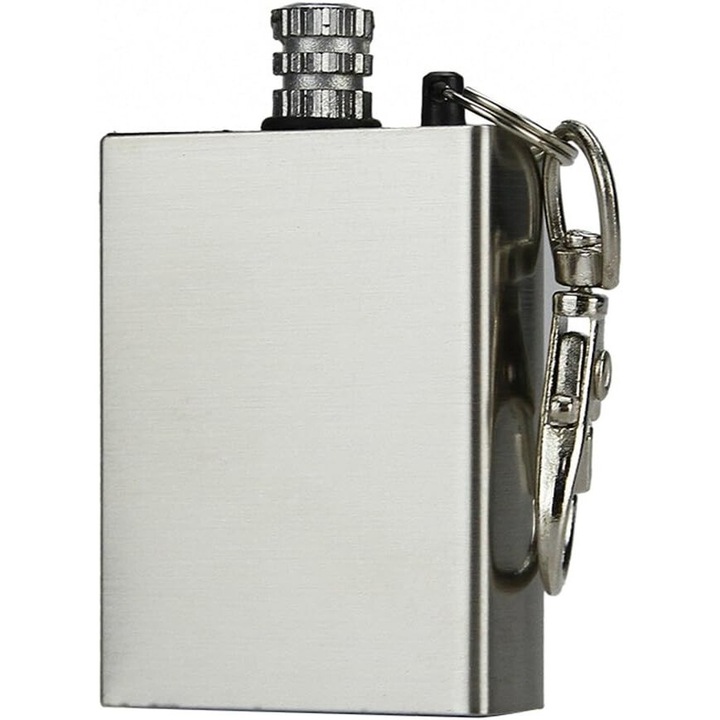 Aprinzator Foc, Bricheta-Chibrit cu Cremene, Reincarcabil, Tip Breloc ...