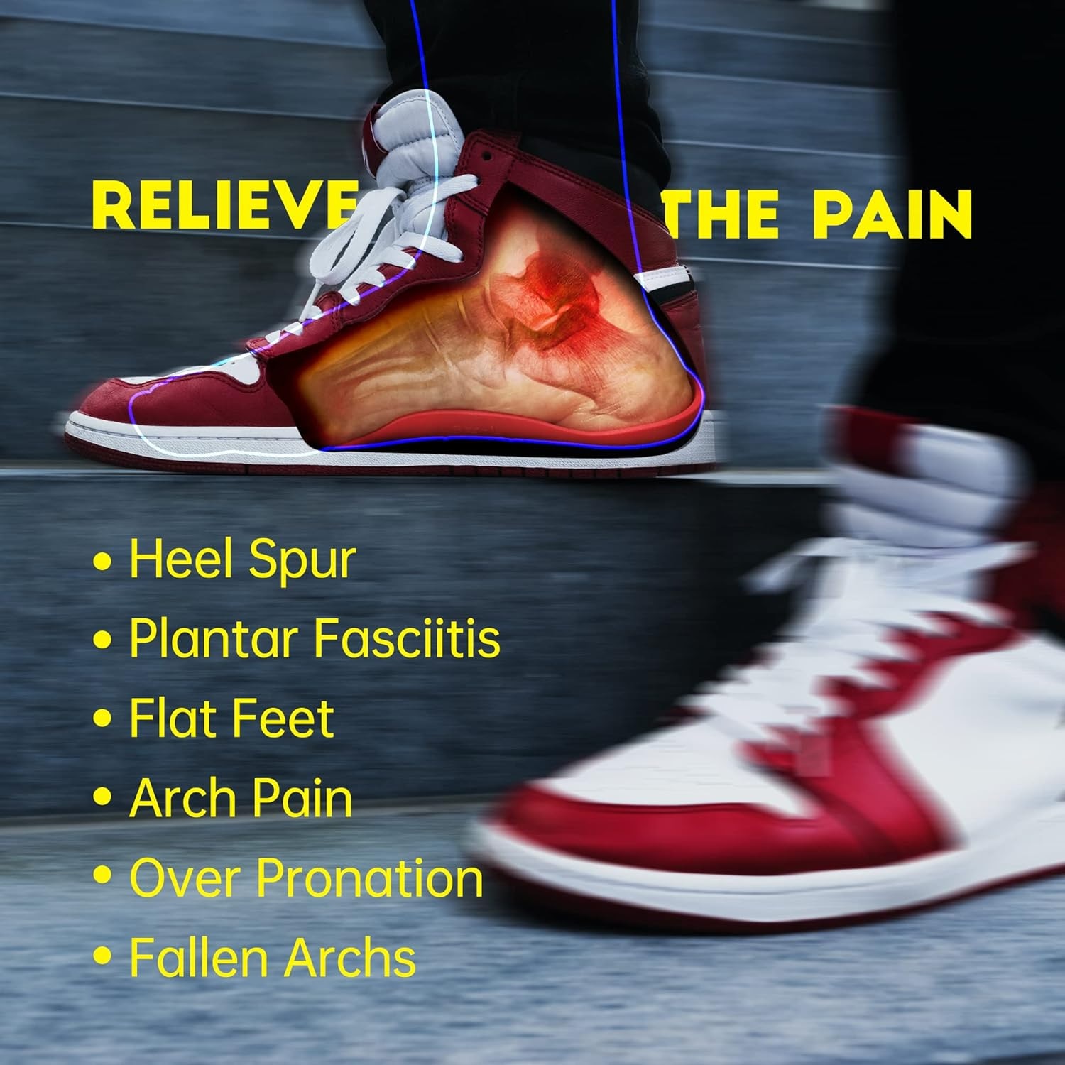 Set 2 Branturi ortopedice, platfus, pentru platfus plantara platfusul ...