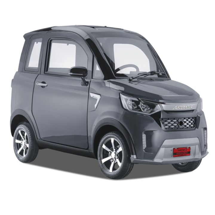 Masina electrica S1 ARORA, 2000W, 25km/h, nu necesita permis, Gri - eMAG.ro