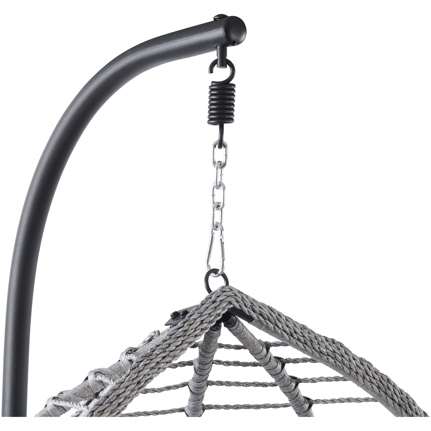 Balansoar Kring Man, 105x69x115cm, h 195 cm, culoare gri - eMAG.ro