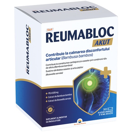 Reumabloc Akut, Sun Wave Pharma, 30 plicuri - eMAG.ro