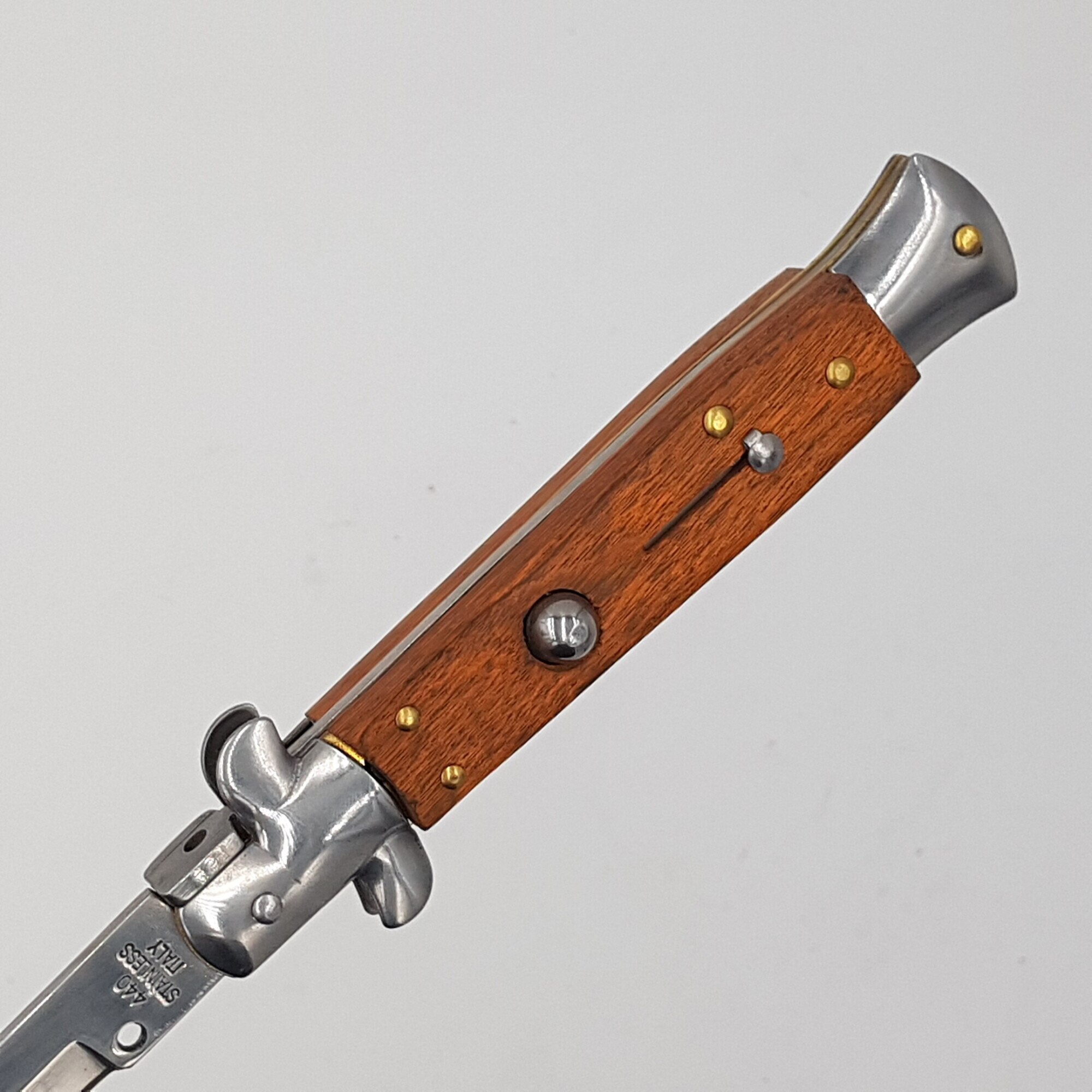 Briceag stilet, deschidere automata buton, lama din otel, pentru ...