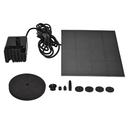 Pompa de apa solara, longziming, 200L/h, 120cm, neagra, 110x110mm - eMAG.ro