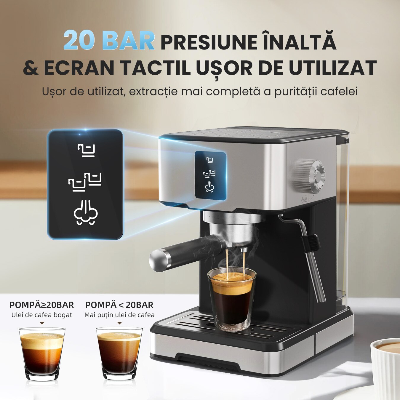 Espressoare manual, capsule/ E.S.E pad/ cafea macinata 3 in 1 ...