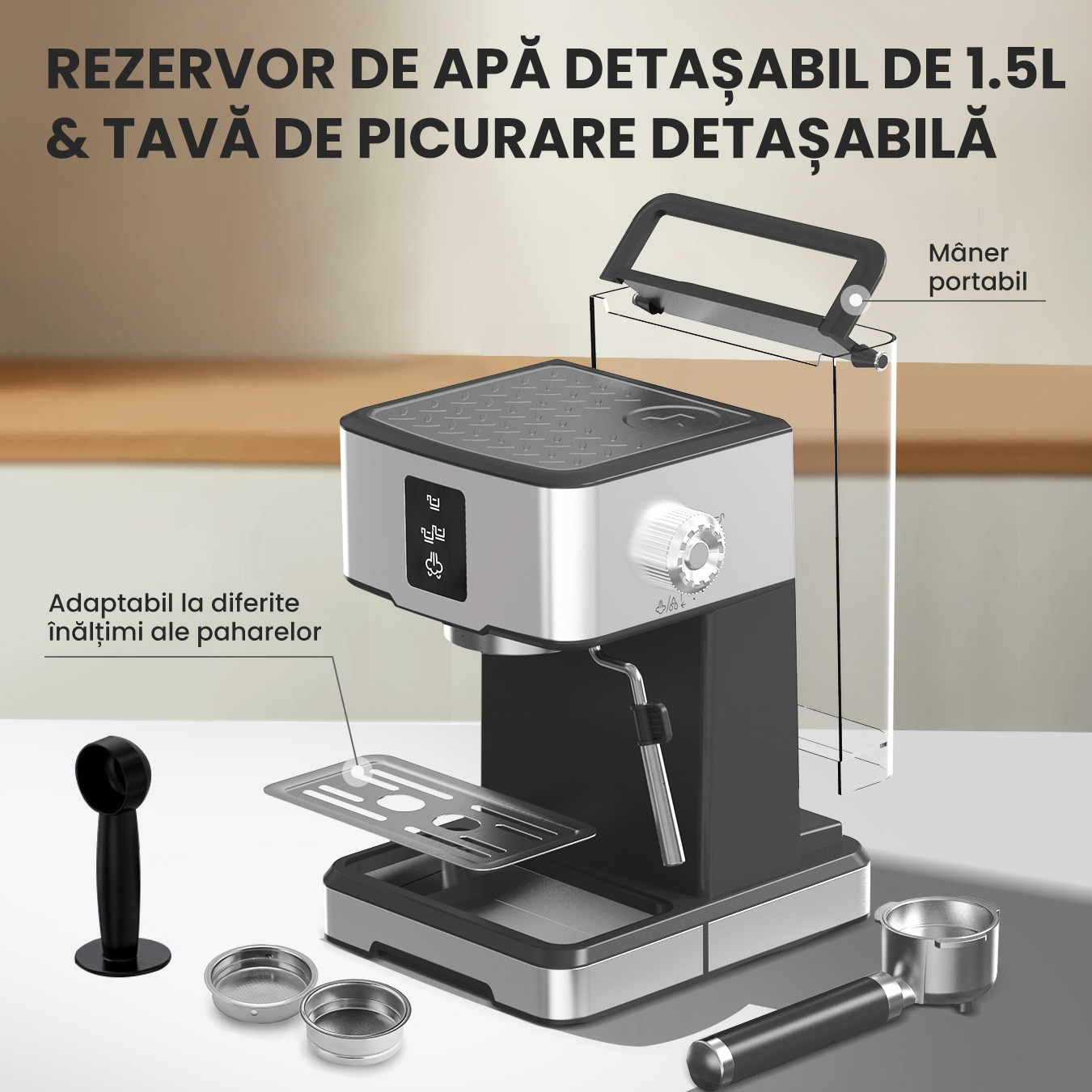 Espressoare manual, capsule/ E.S.E pad/ cafea macinata 3 in 1 ...