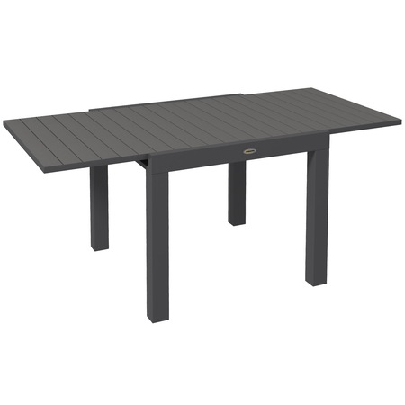 Masa de gradina extensibila, Outsunny, aluminiu, pentru 4-6 persoane ...
