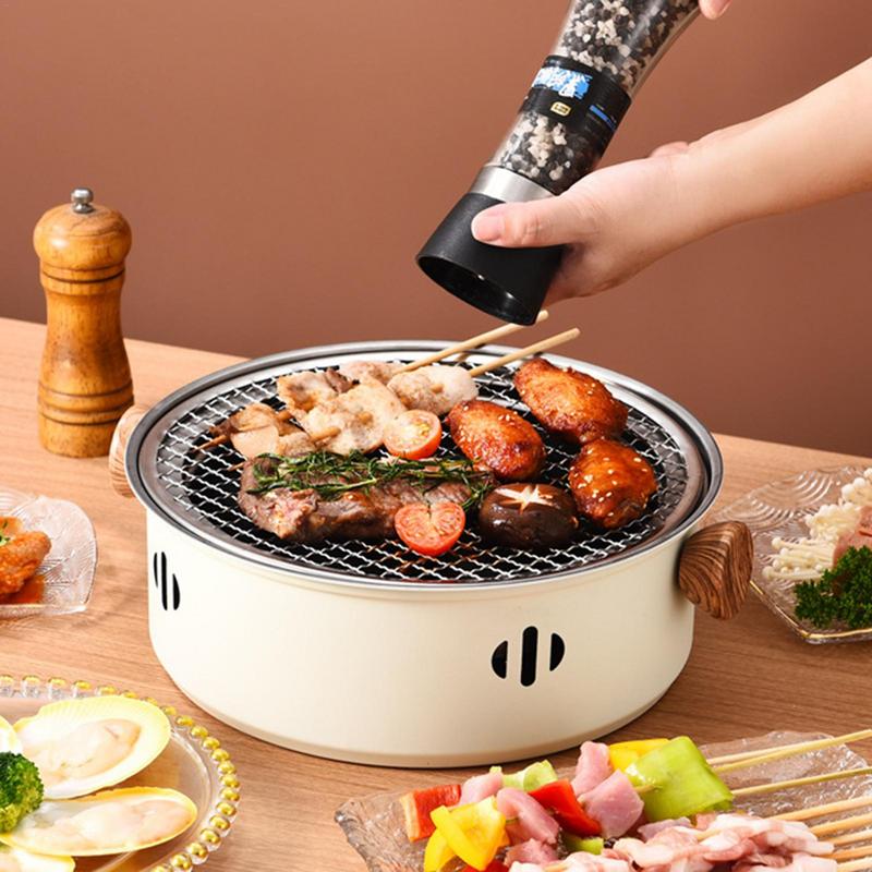 Gratar de gradina, inox, multifunctional, 128 cm - eMAG.ro