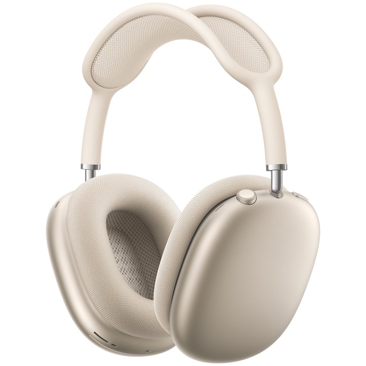 Casti Apple AirPods Max (2024), Starlight - eMAG.ro