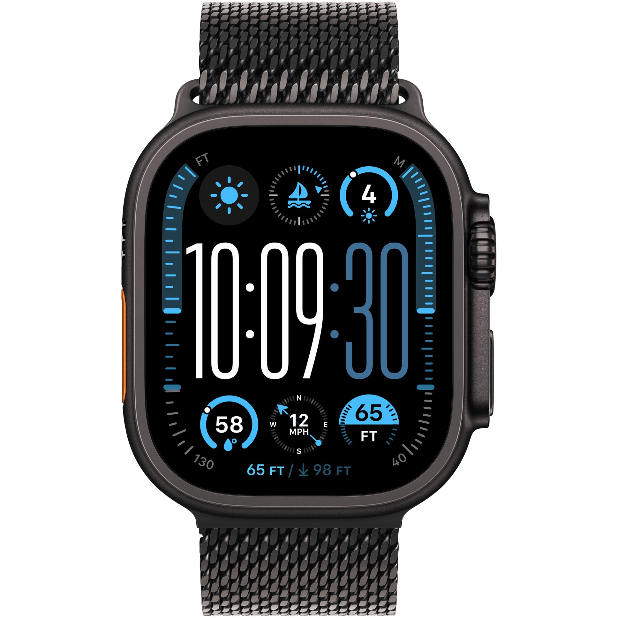 Apple Watch Ultra 2, GPS, Cellular, Black Titanium Case 49 мм, Black ...