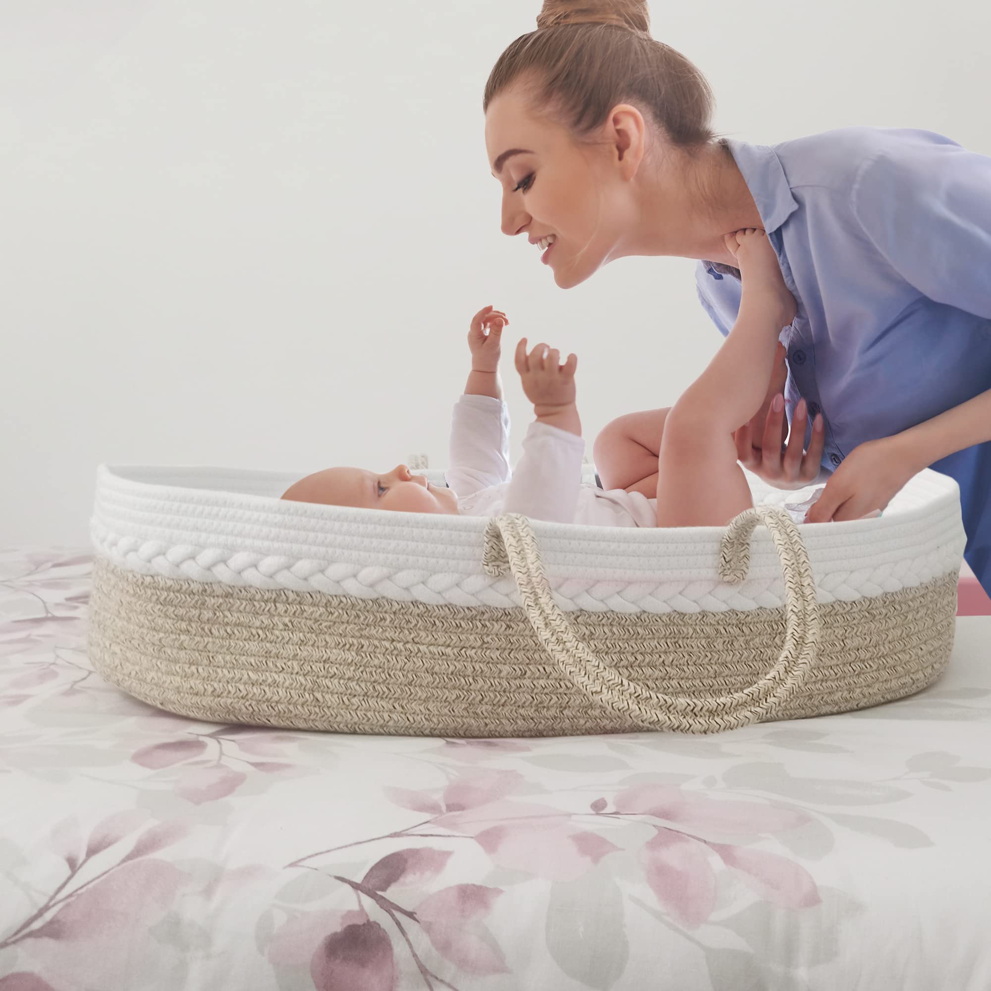 Cos de schimbare pentru copii, WALALLA, Cusuta pentru scutece Moses, cu ...