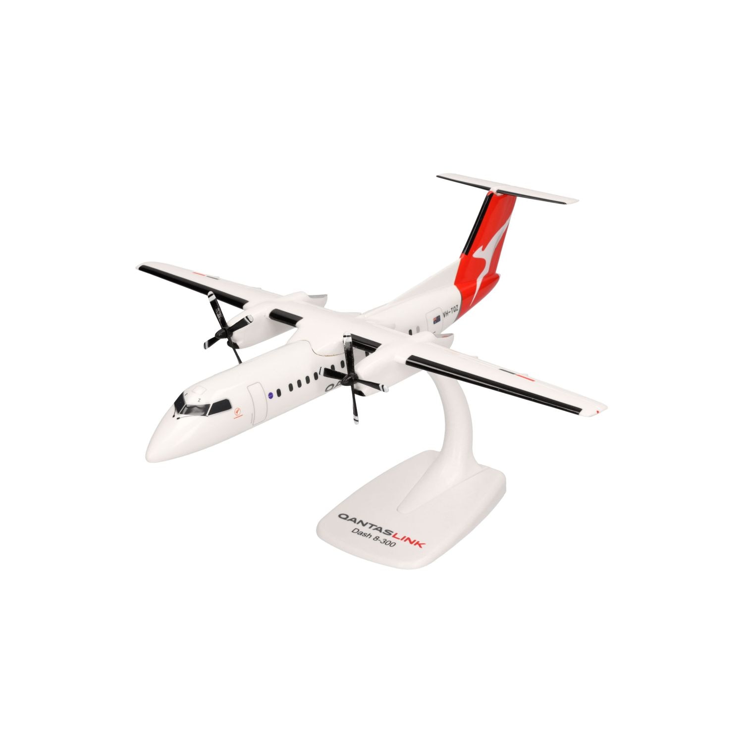 Macheta avion DHC-8-300, Quantas Link, scara 1:100, Herpa - eMAG.ro