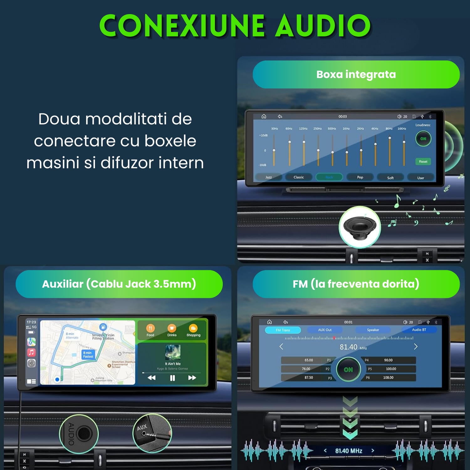 Navigatie Auto Universala Evolve-x®, Display touchscreen 10.26 inch ...