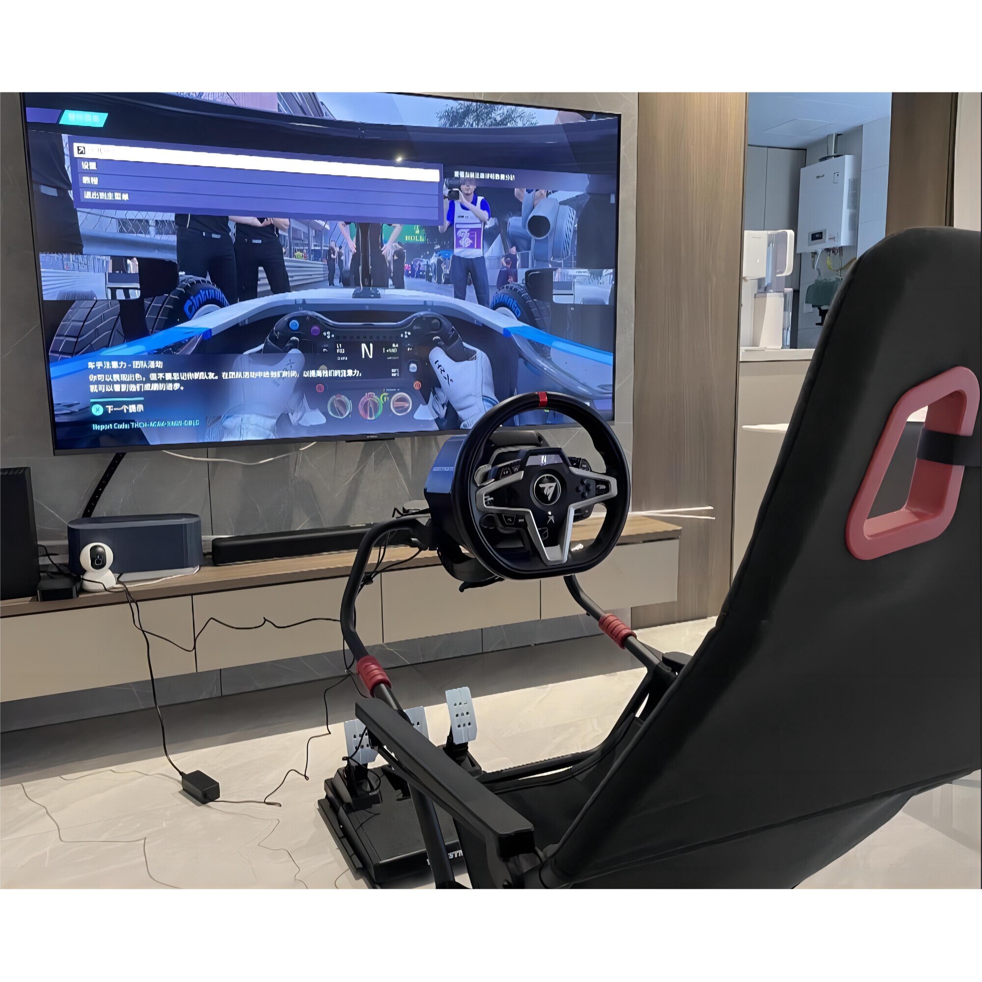 Suport de volan + cutie de viteze fixa, fara volan si pedale, pliabil ...