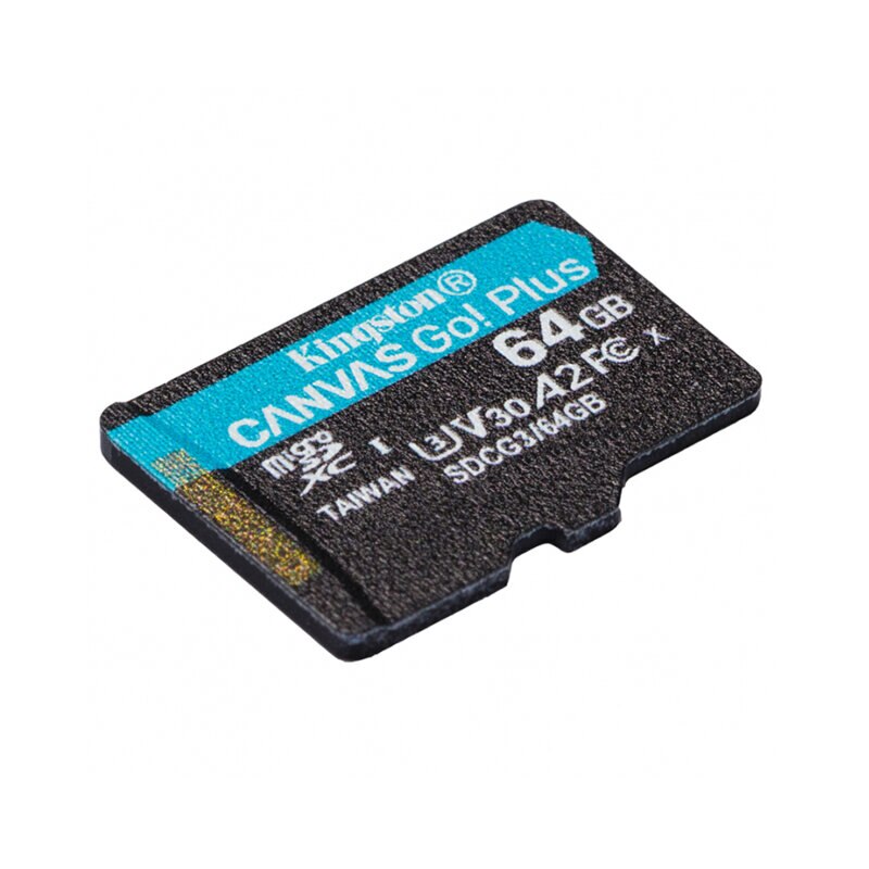 Card de memorie Micro-SD Kingston, 64GB, Class 10/UHS-1, Canvas Go Plus ...