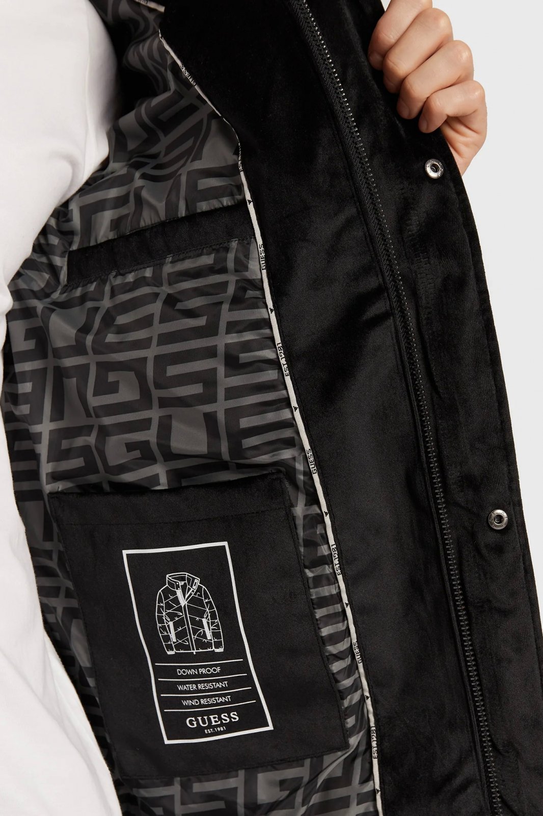 Geaca Guess din puf Luxury M2BL49 - eMAG.ro